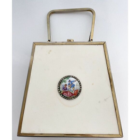 Tyrolean | Bags | Rare Vintage Lucite Metal Box Purse Genuine Tyrolean ...